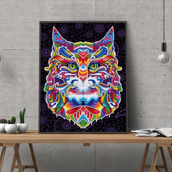 Art | Liger Luminous Glow In The Dark Diamond Painting | Poshmark